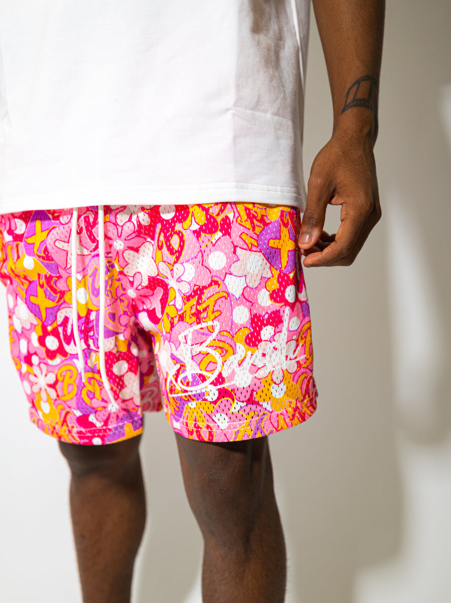 xBandi UFFF Bandi Floral Short Set (Pink) – Everything Bandi Clothing